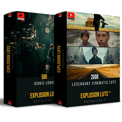 EXPLOSION Cinematic LUTs Collection 1 And 2 | Color Grading LUTs