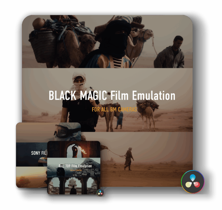 JustKay BlackMagic Film Emulation Luts | Color Grading LUTs
